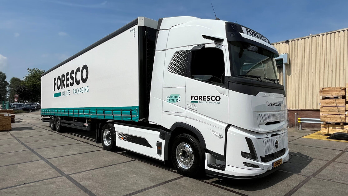 Foresco zet eerste elektrische trucks in: duurzame logistieke stap